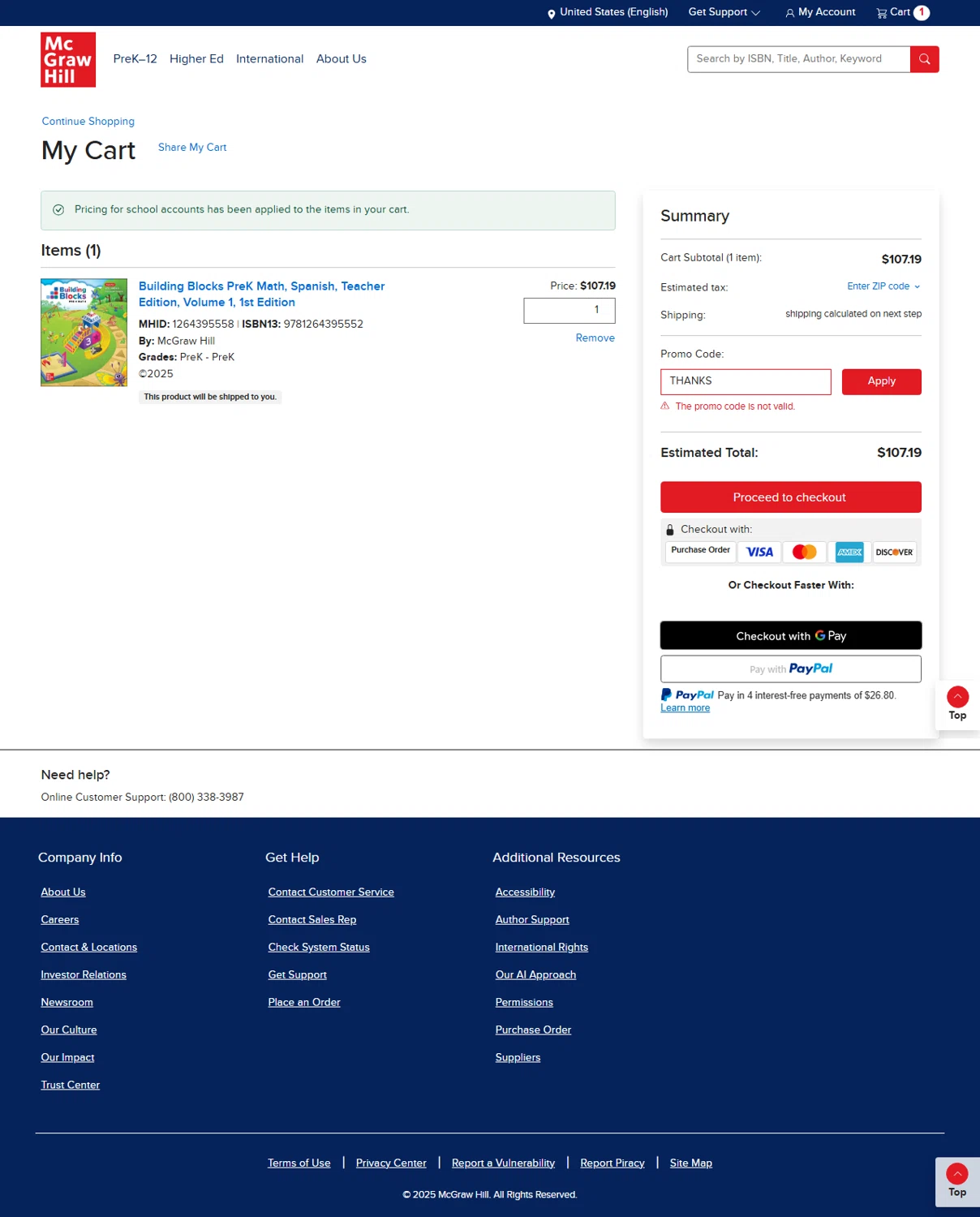 McGraw Hill Promo Codes - $5 Off Coupons Aug 2025