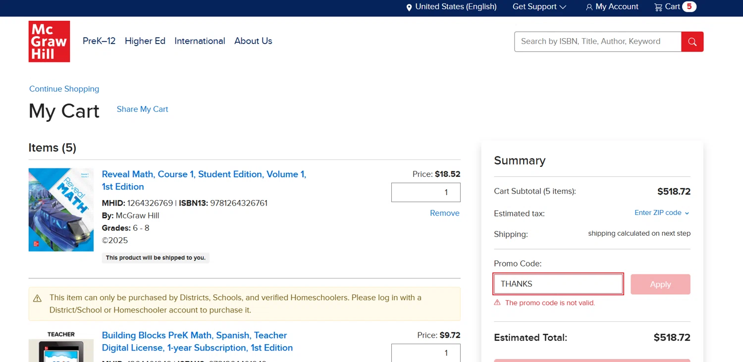 McGraw Hill Promo Codes - $5 Off (1 Verified) Sep 2025