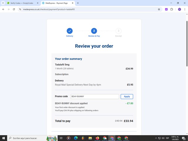 MedExpress UK Promo Codes - 25% Off (Verified) Jun 2025
