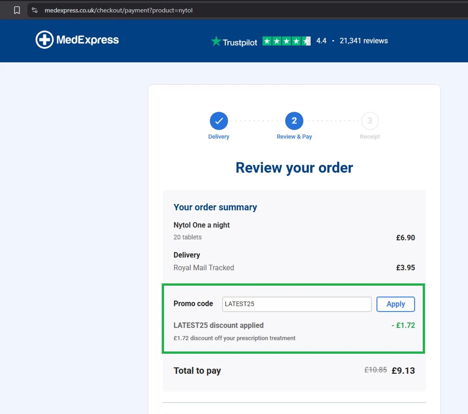 MedExpress UK Promo Codes - 25% Off (Verified) Jun 2025