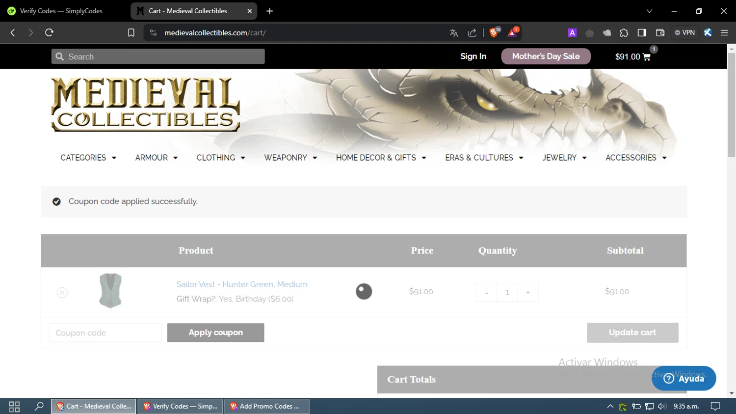 Medieval Collectibles Promo Codes – 15% Off | July 2024