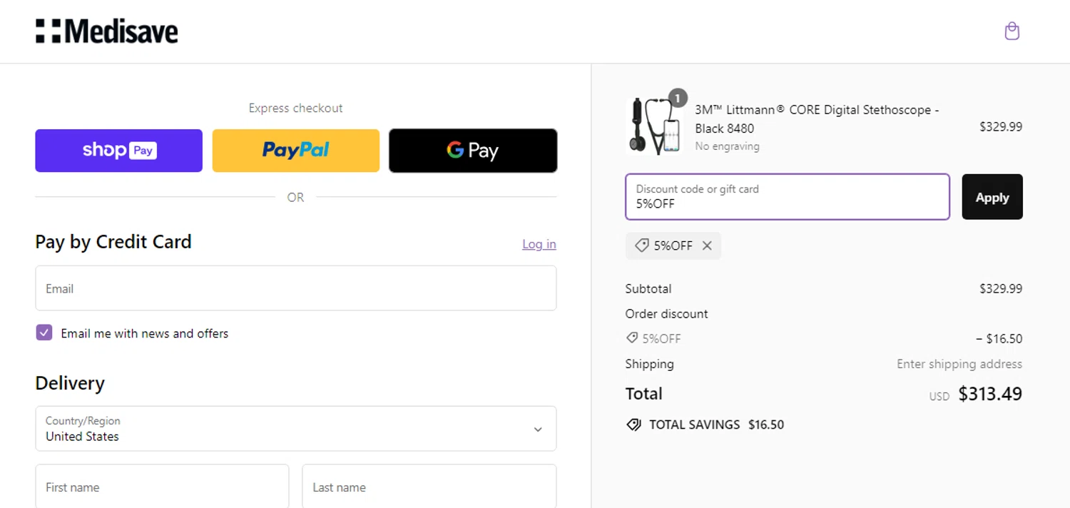 Medisave Discount Codes - 5% Off | August 2024