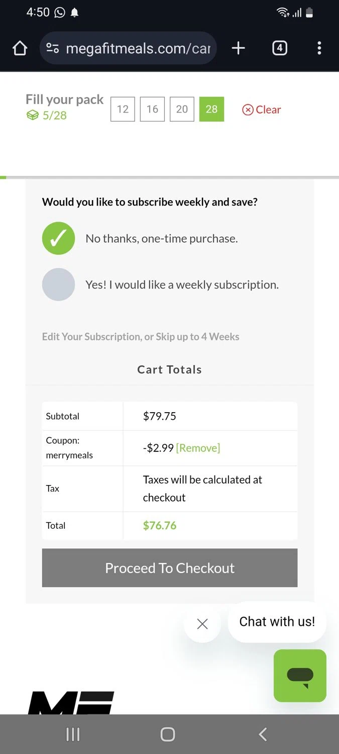 MegaFit Meals Coupons - 10% Off | January 2025