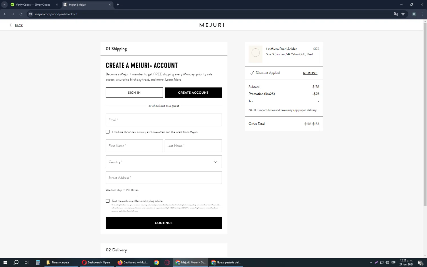 Mejuri Coupon Codes - 10% Off | October 2024