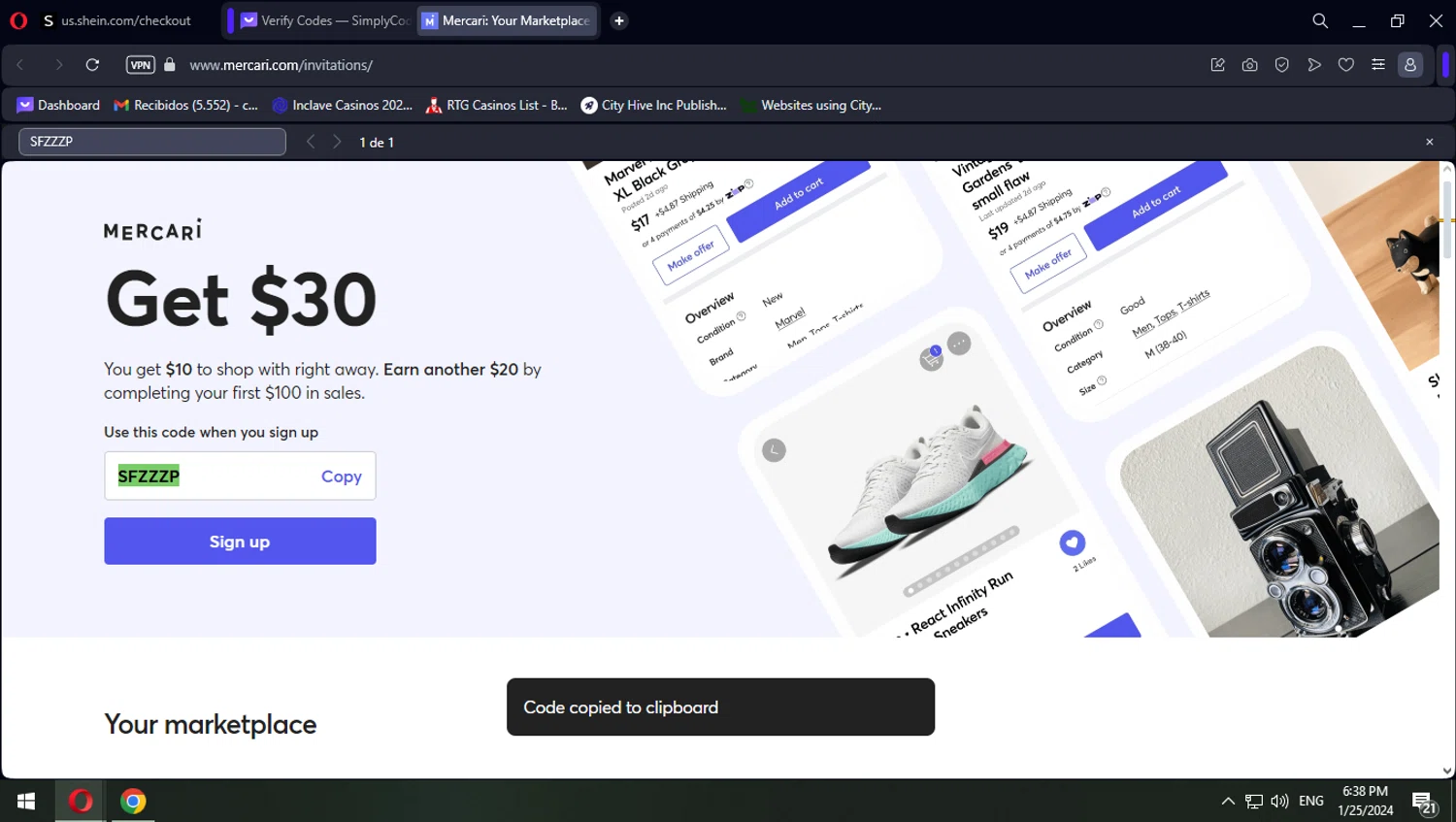 Mercari Coupons - $10 Off | October 2024