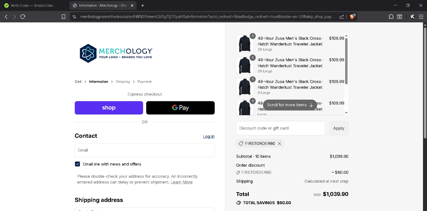 Merchology Promo Codes - $60 Off (8 Verified) Dec 2025