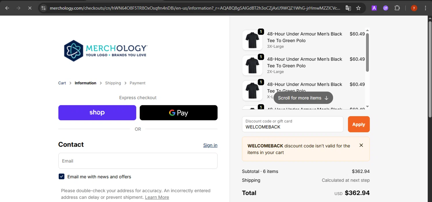 Merchology Promo Codes - $60 Off (9 Verified) Dec 2025