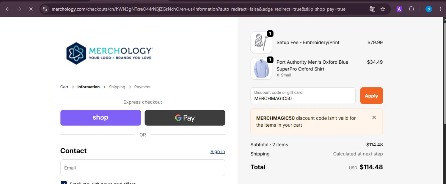 Merchology Promo Codes - $60 Off (8 Verified) Dec 2025