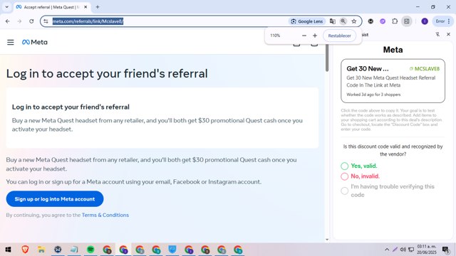 Meta Promo Codes (1 Verified) - 30% Off + Free Ship Jul 2025