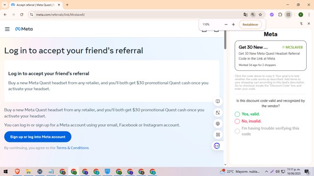 Meta Promo Codes (1 Verified) - 30% Off + Free Ship Jul 2025