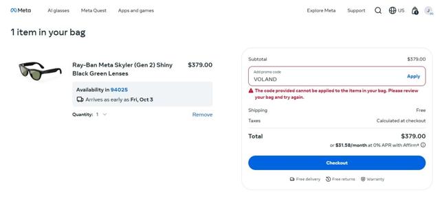 Meta Promo Codes (7 Verified) - 15% Off Sitewide Oct 2025