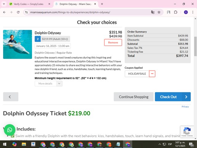 Miami Seaquarium Promo Codes (3 Verified) - $10 Off Feb 2025