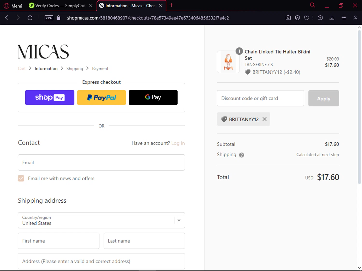 Micas Promo Codes – 30% Off | May 2024