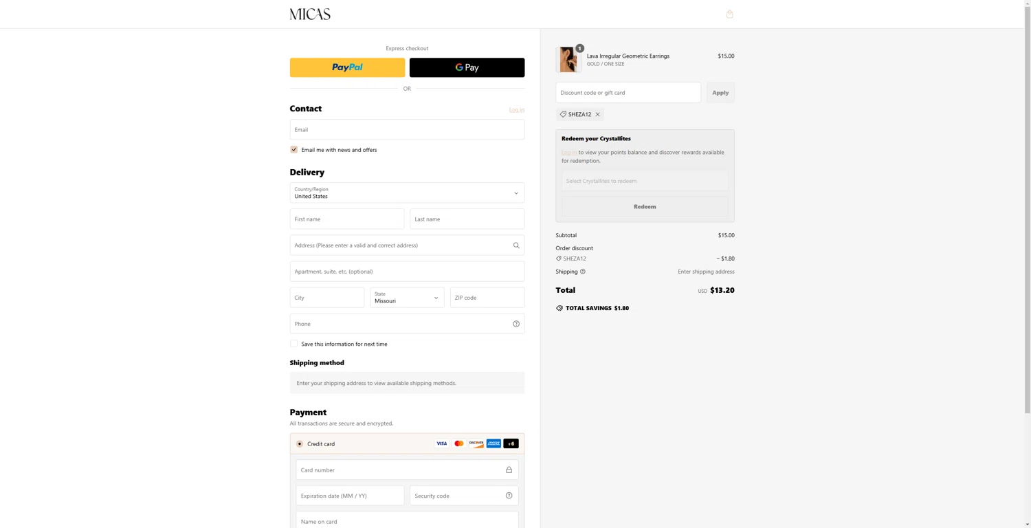 Micas Discount Codes - 15% Off (210 Verified) Aug 2025