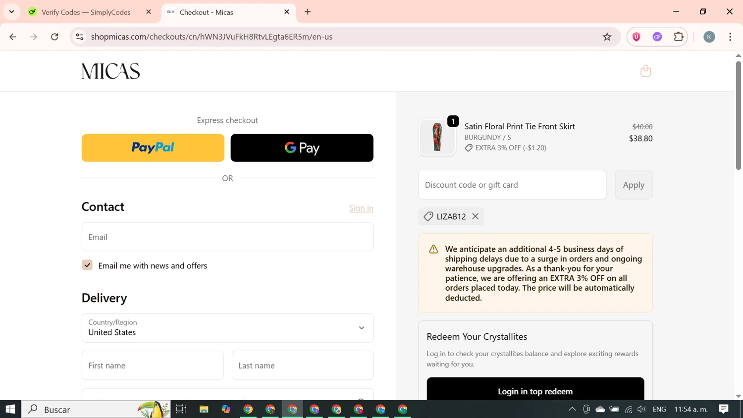 Micas Discount Codes - $20 Off (207 Verified) Oct 2025