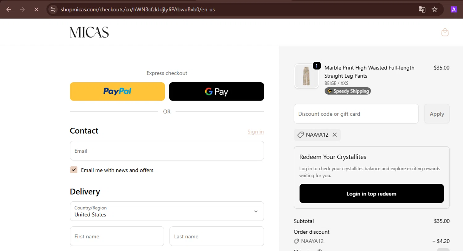 Micas Discount Codes - $20 Off (207 Verified) Oct 2025