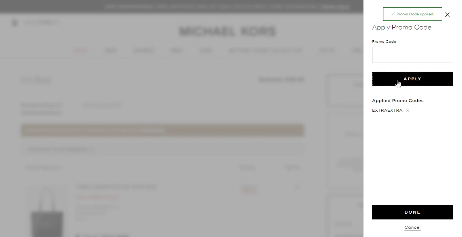 Michael Kors Promo Codes - 15% Off | September 2024