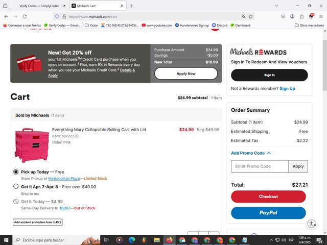 Michaels Coupon Codes (5 Verified) - $25 Off w/Code Apr 2025