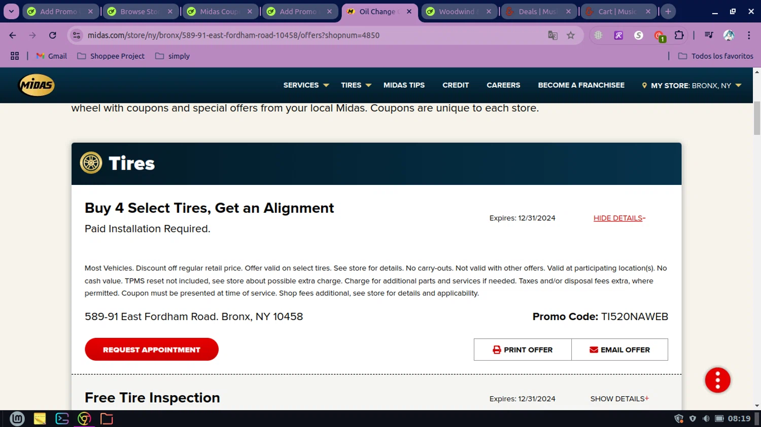 Midas Coupons - $79 Off | January 2025