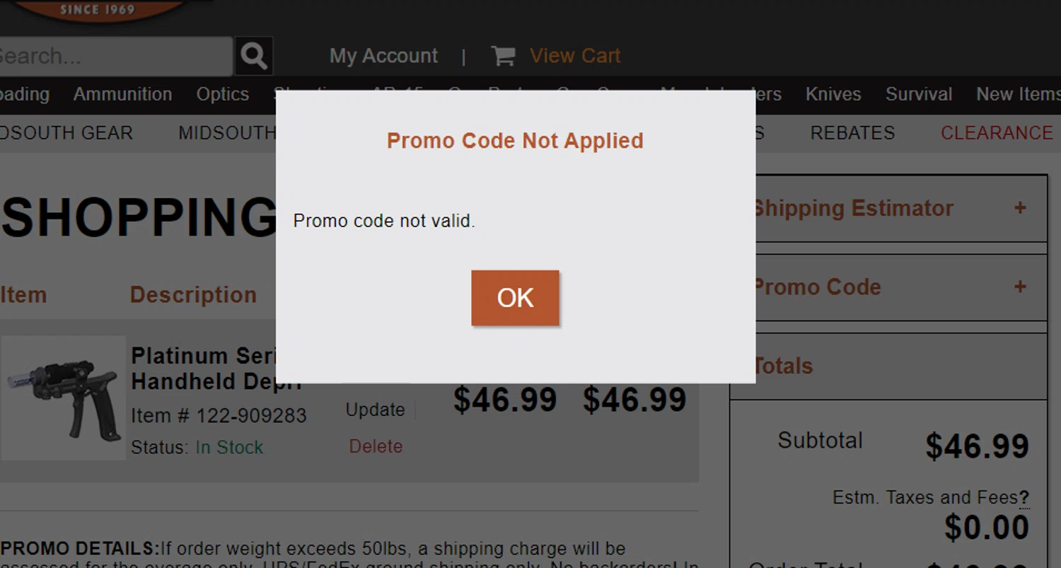 Midsouth Shooters Supply Promo Codes - 10% Off | January 2025