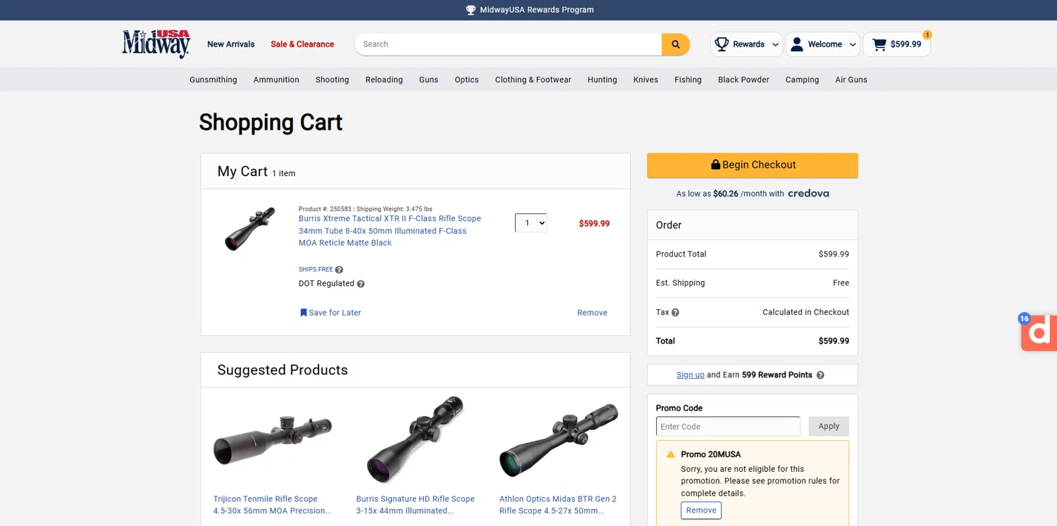 Midway USA Promo Codes (3 Verified) - 20% Off Jun 2025