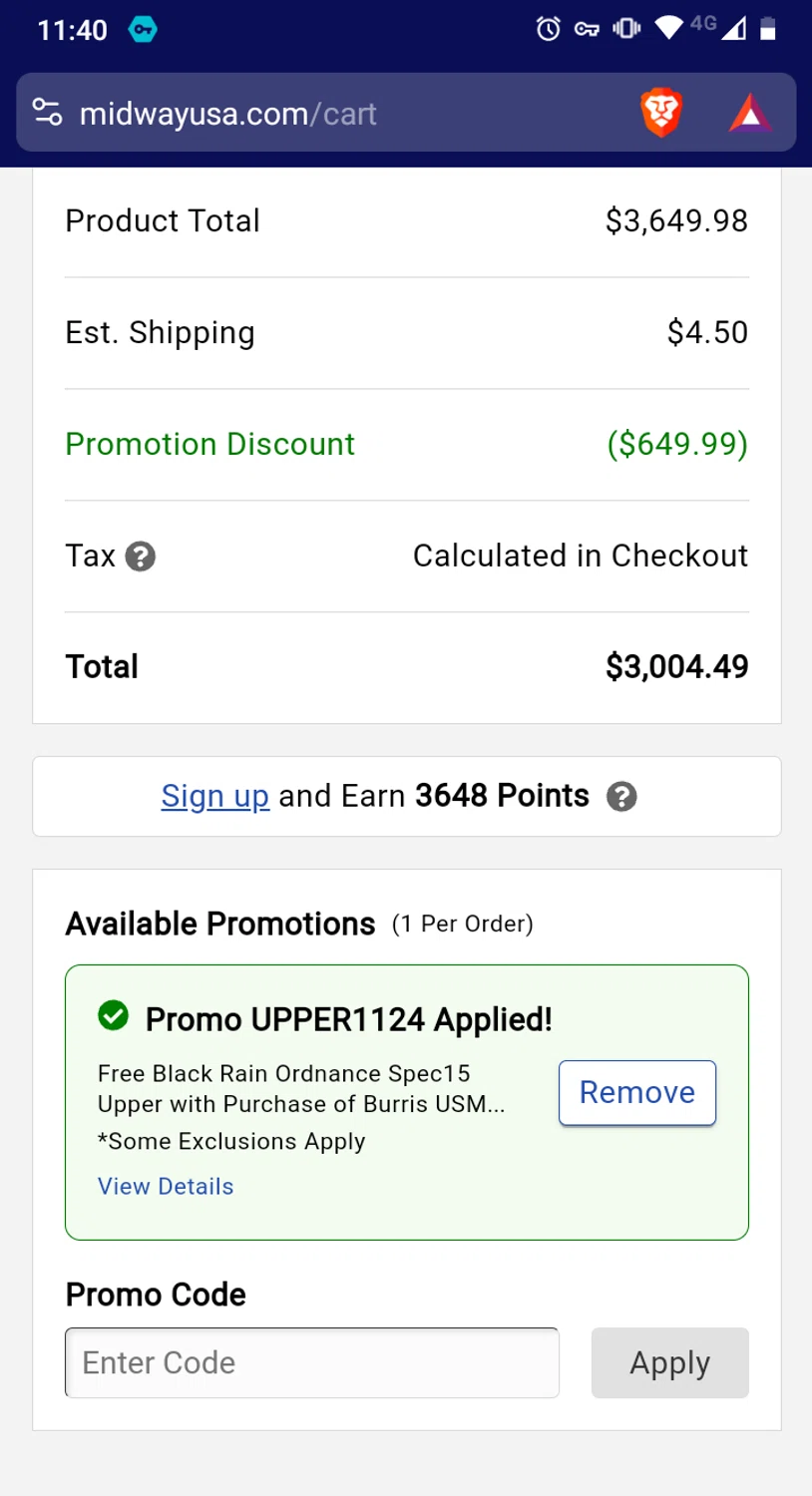 Midway USA Promo Codes - 10% Off | December 2024