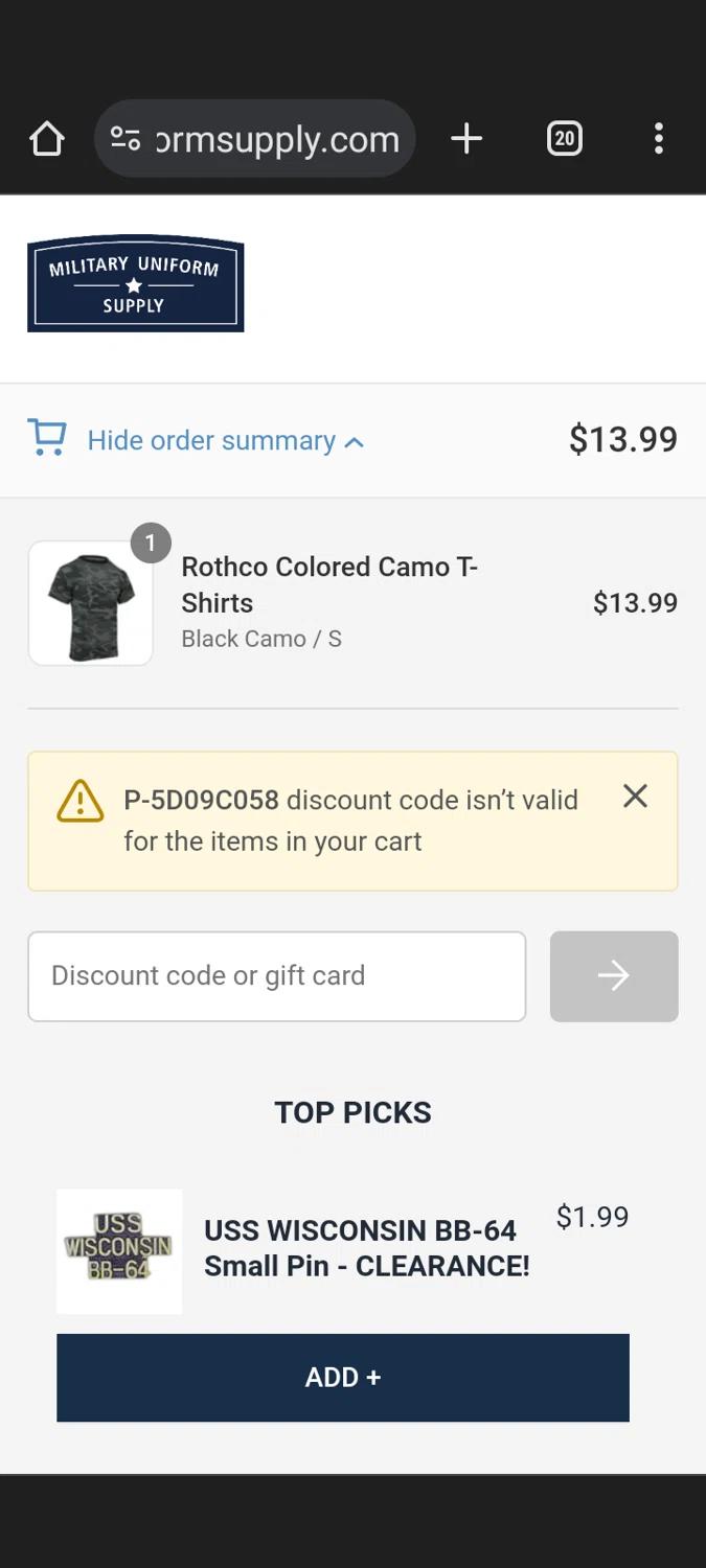 Military Uniform Supply Discount Codes - 10% Off | November 2024