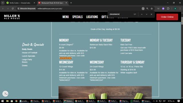 Miller's Ale House Promo Codes - $5 Off Oct 2025