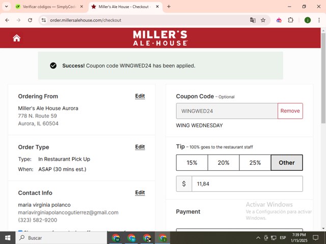 Miller's Ale House Coupons - $23 Off | January 2025