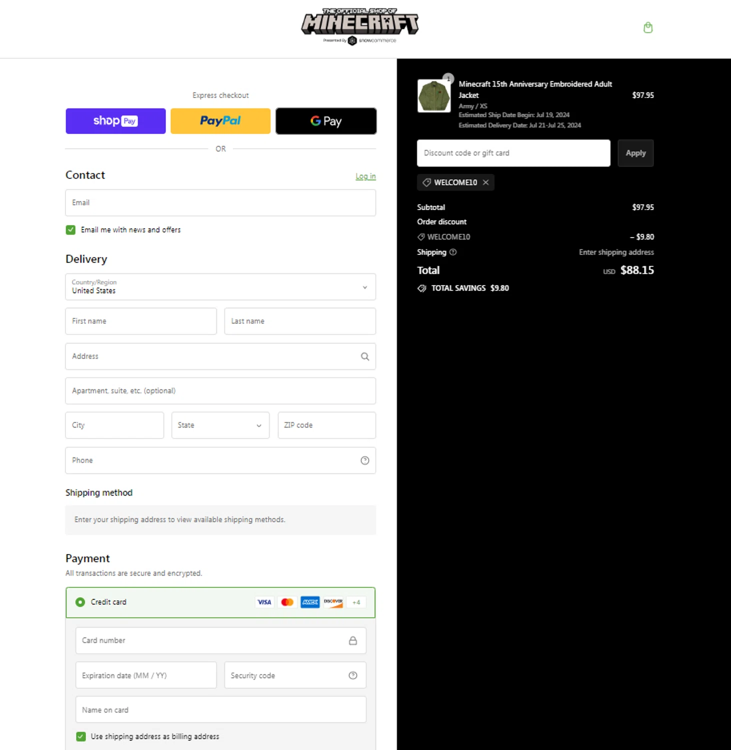Minecraft Coupon Codes - 15% Off | September 2024
