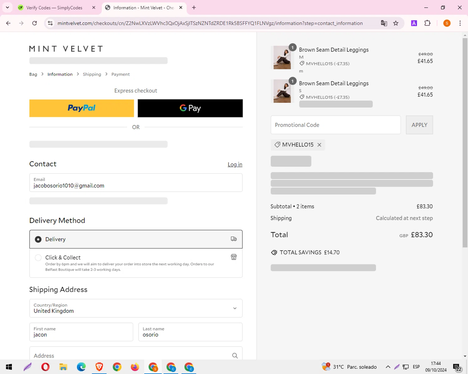 Mint Velvet Coupons - 15% Off | January 2025