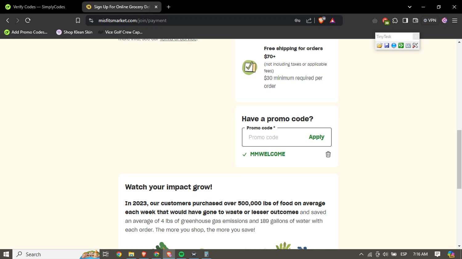 Misfits Market Promo Codes - $8 Off | August 2024
