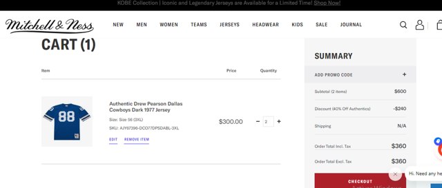 Mitchell and Ness Promo Codes - 10% Off | January 2025