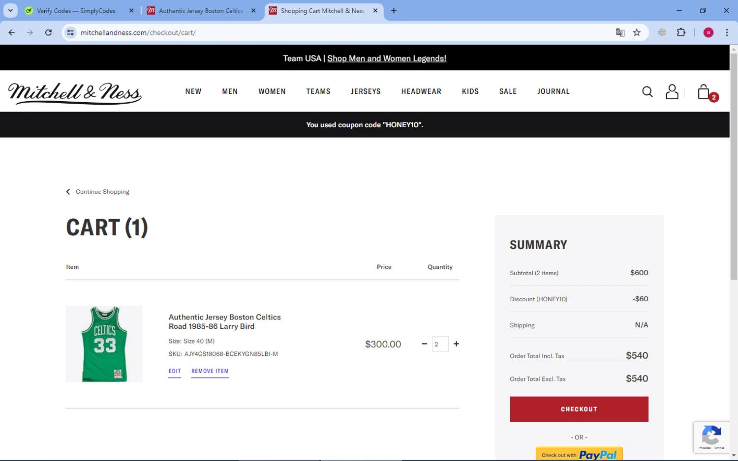 Mitchell and Ness Promo Codes - 35% Off Coupons Jan 2025