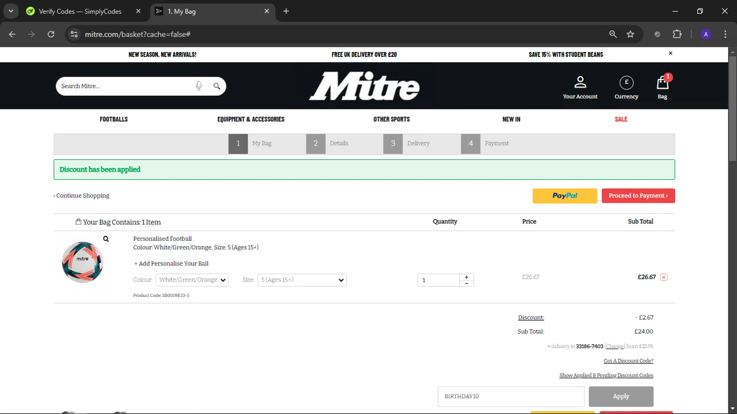 Mitre Discount Codes - 20% Off | October 2024