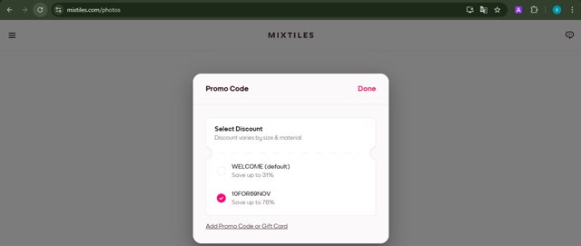 Mixtiles Promo Codes (10 Verified) - 42% Off w/Code Mar 2025