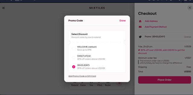 Mixtiles Promo Codes (10 Verified) - 42% Off w/Code Apr 2025