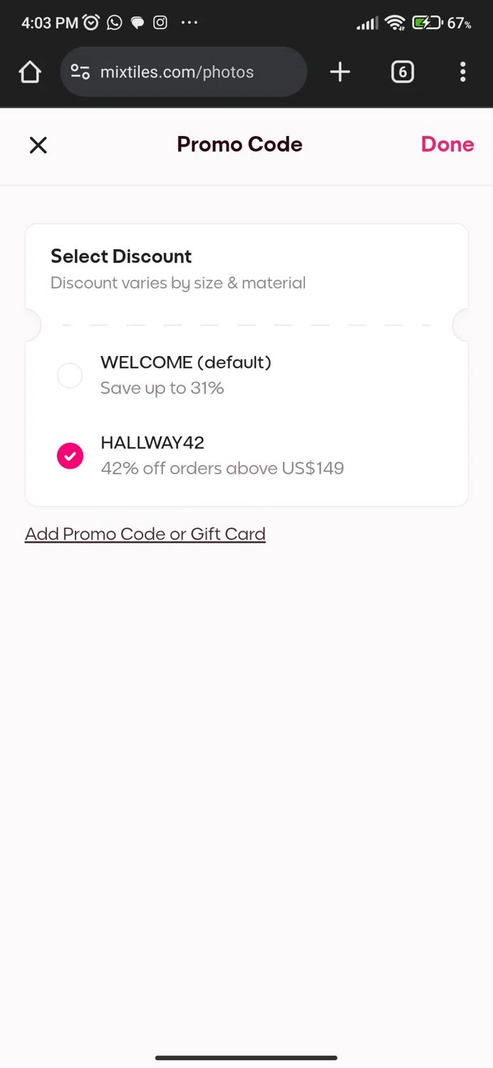 Mixtiles Promo Codes (10 Verified) - 42% Off w/Code Apr 2025