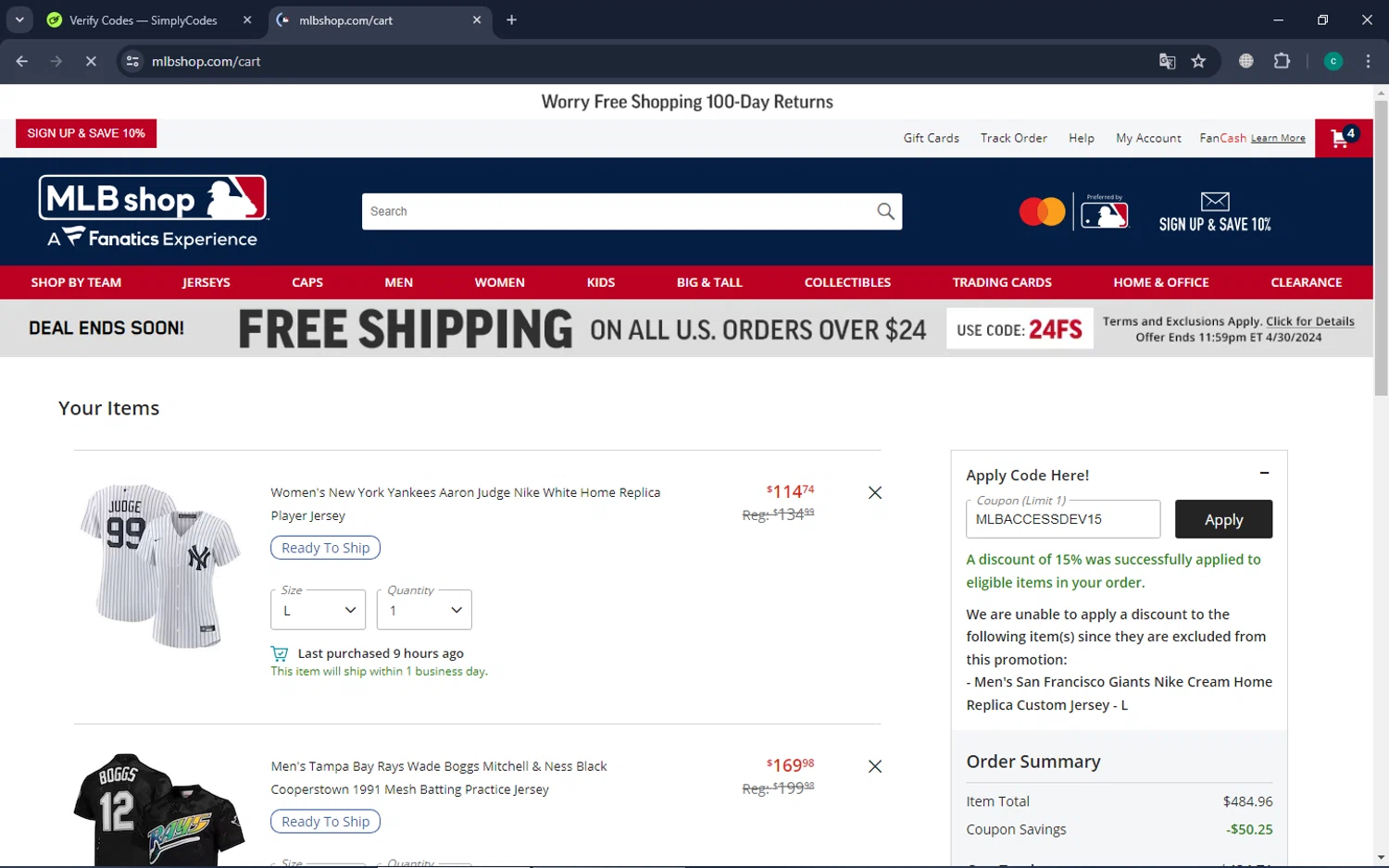 MLBshop.com Promo Codes – 25% Off | May 2024