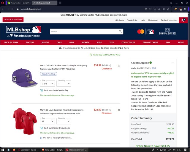 MLBshop.com Coupon Codes (9 Verified) - 25% Off Apr 2025