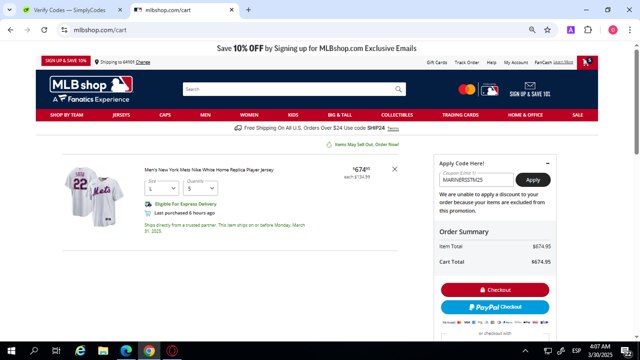 MLBshop.com Coupon Codes (9 Verified) - 25% Off Apr 2025