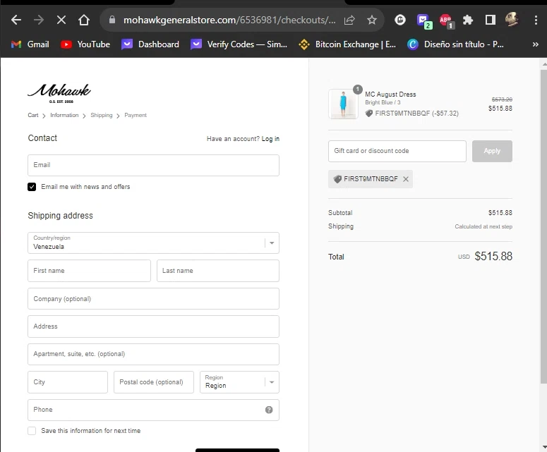 Mohawk General Store Promo Codes - 10% Off | October 2024