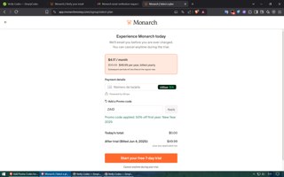 Monarch Money Promo Codes (10 Verified) - 30% Off Jun 2025