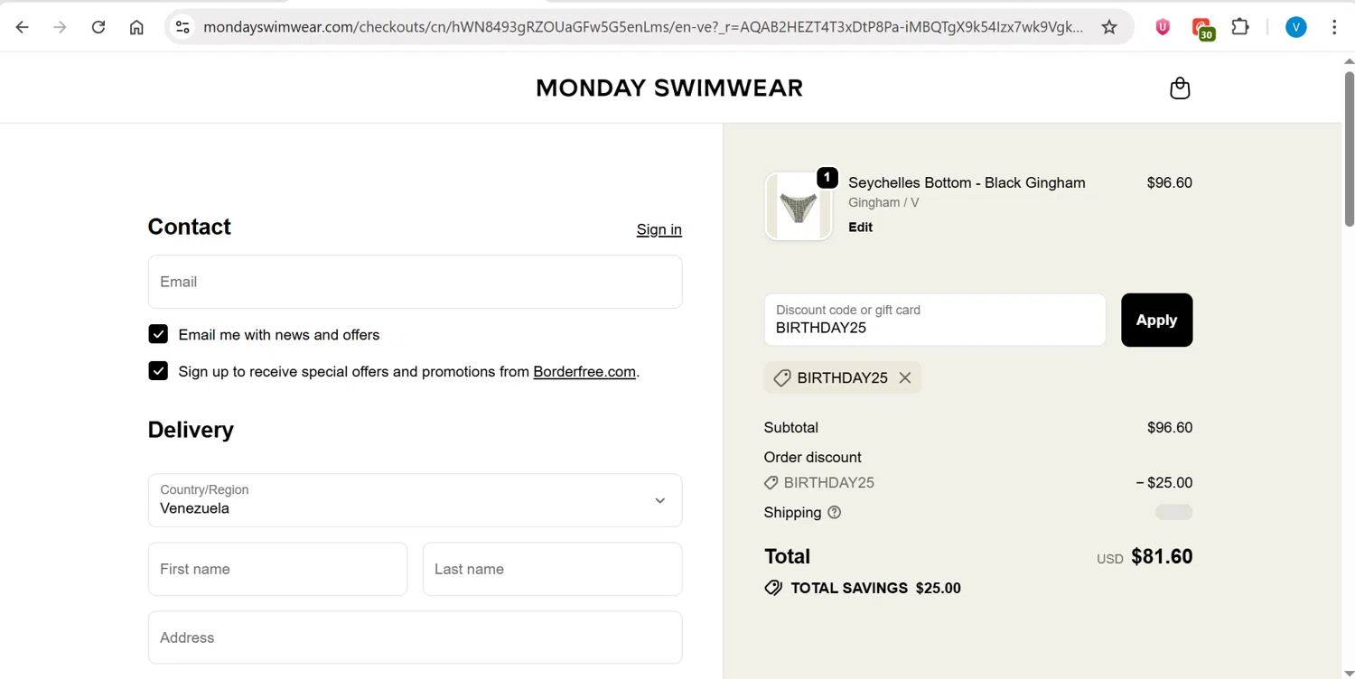 Monday Swimwear Promo Code - 20% Off (Verified) Mar 2026