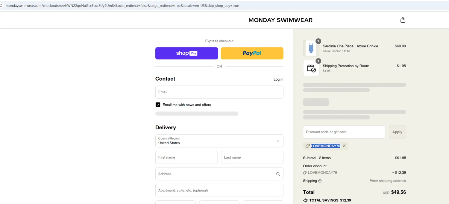 Monday Swimwear Promo Codes (10 Verified) - 20% Off Sep 2025