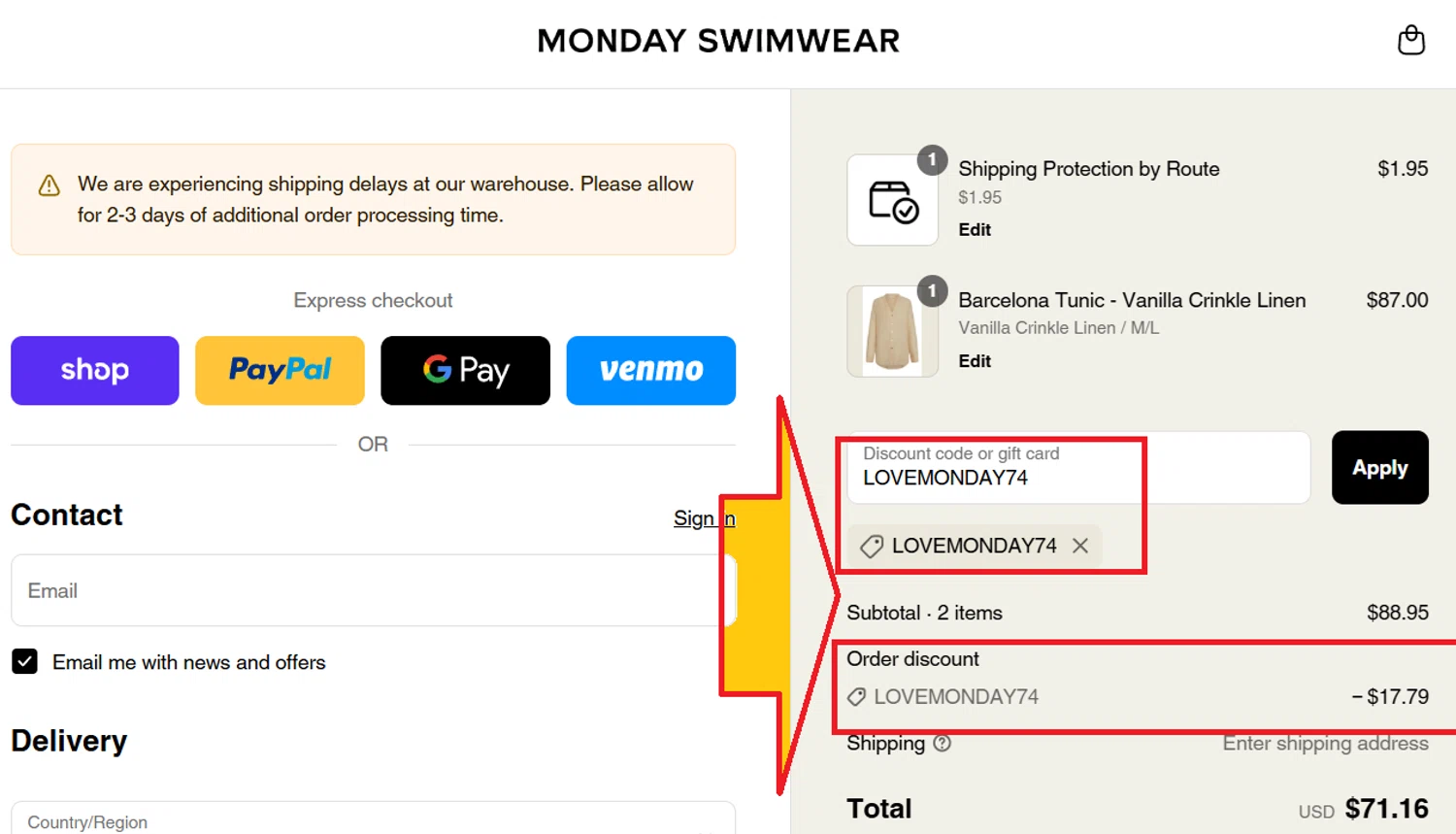 Monday Swimwear Promo Codes (10 Verified) - 20% Off Oct 2025