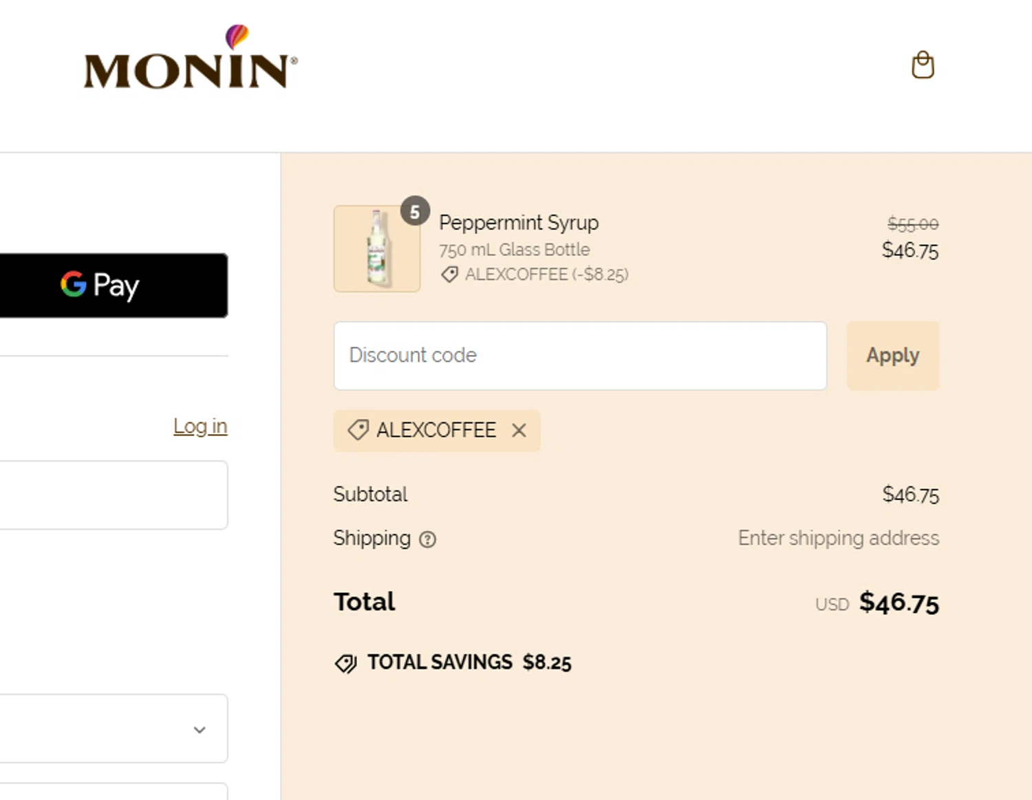 Monin Discount Codes - 15% Off | January 2025