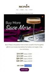 Monin Promo Codes - 15% Off (5 Verified) Apr 2026