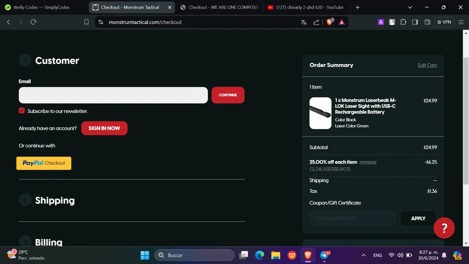 Monstrum Tactical Coupon Codes - 25% Off | January 2025