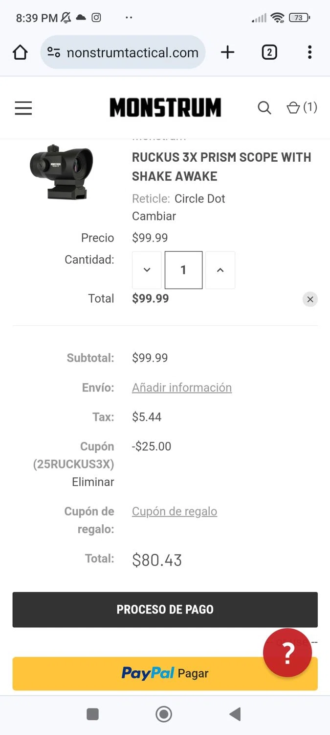 Monstrum Tactical Coupon Codes - 20% Off | November 2024